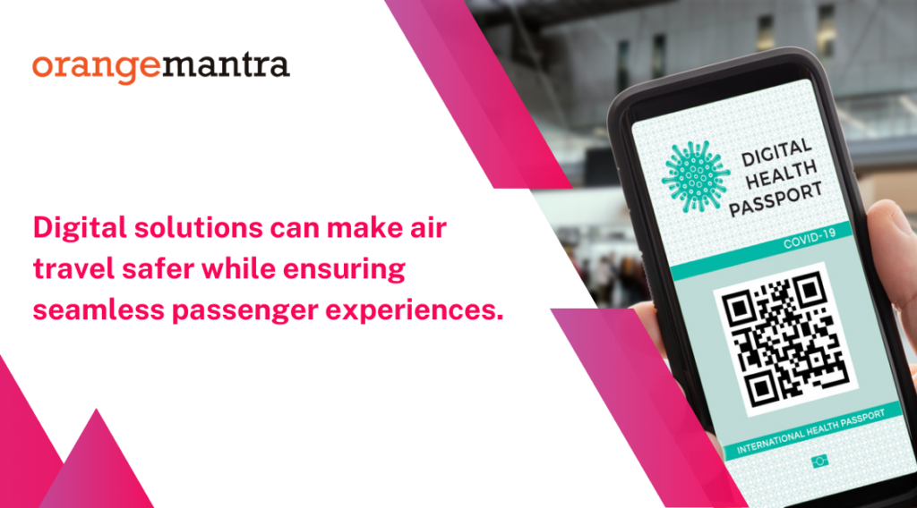 Post-pandemic Air Travel: Role of Mobile Apps & Health Passports