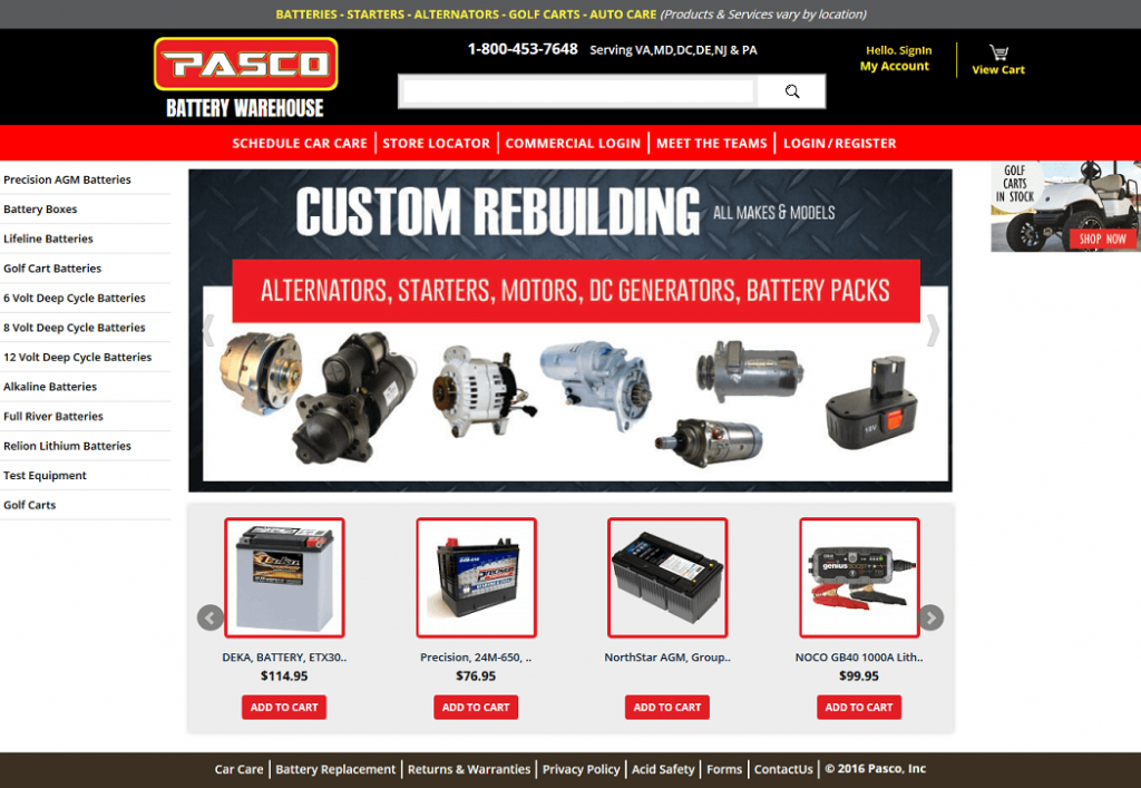 Digital Transformation for Pasco Battery