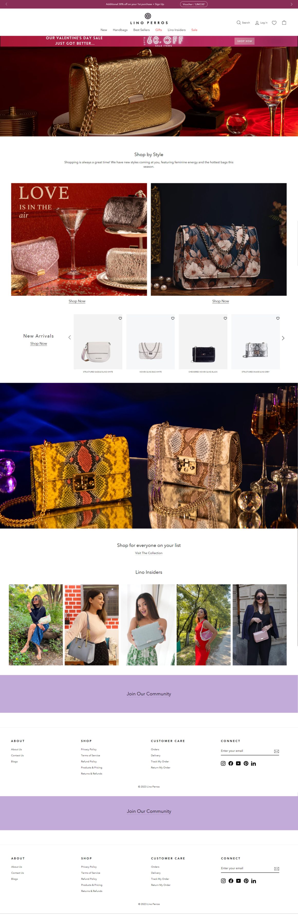 Portfolio of Ecommerce Website Design & Development - OrangeMantra